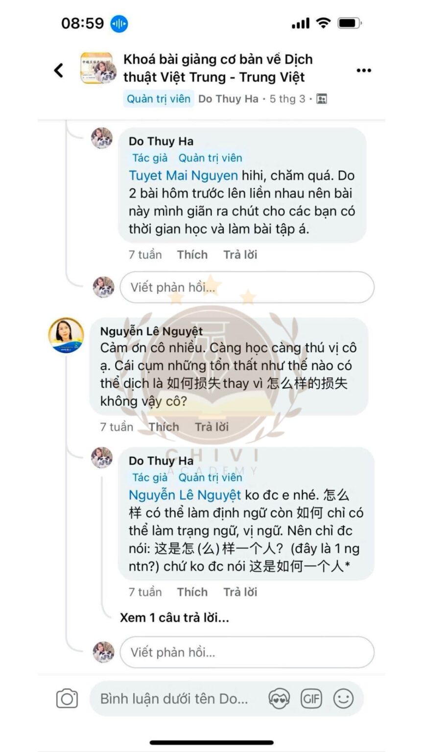 Chivi Academy – Trung tâm tiếng Trung uy tín tại Việt Nam