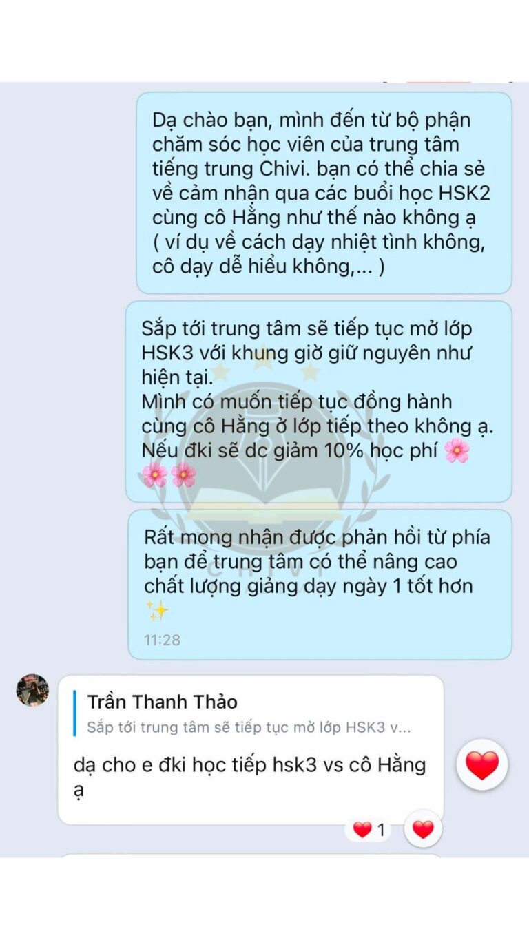 Chivi Academy – Trung tâm tiếng Trung uy tín tại Việt Nam